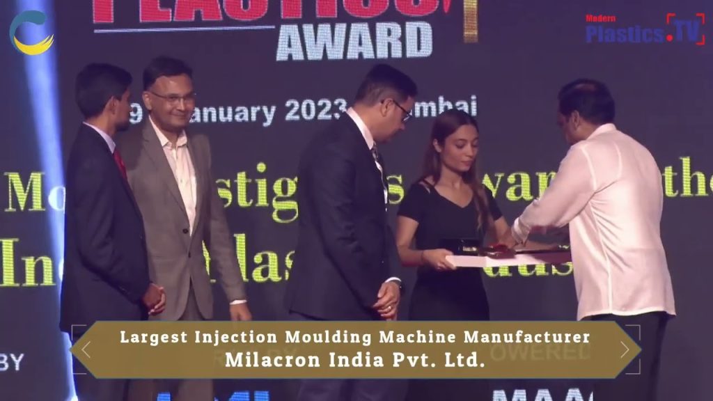 Winner of Largest Injection Moulding Machine Manufacturer - Milacron ...