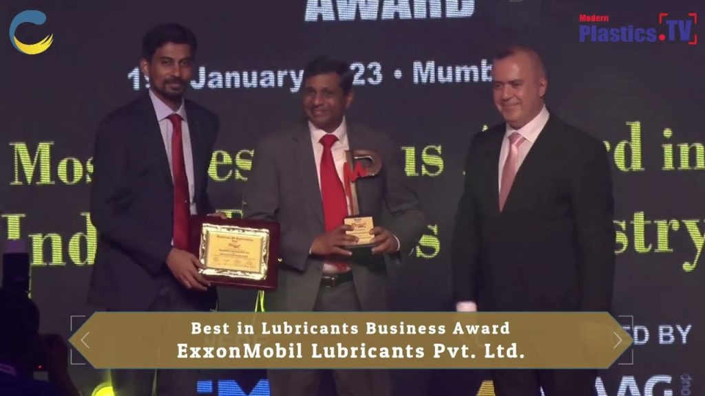 Winner of Best in Lubricants Business Award - ExxonMobil Lubricants Pvt ...